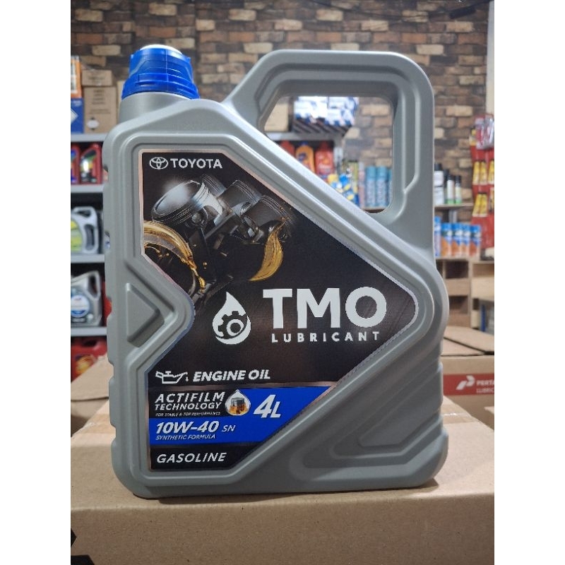 Jual OLI MESIN TMO 10W-40 SN SYNTHETIC FORMULA GASOLINE 4LITER | Shopee ...
