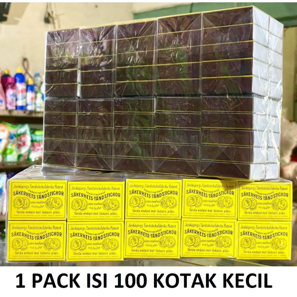Jual KOREK API KAYU DOLLAR 1 PAK ISI 100 KOTAK KECIL WOODEN MATCH ...