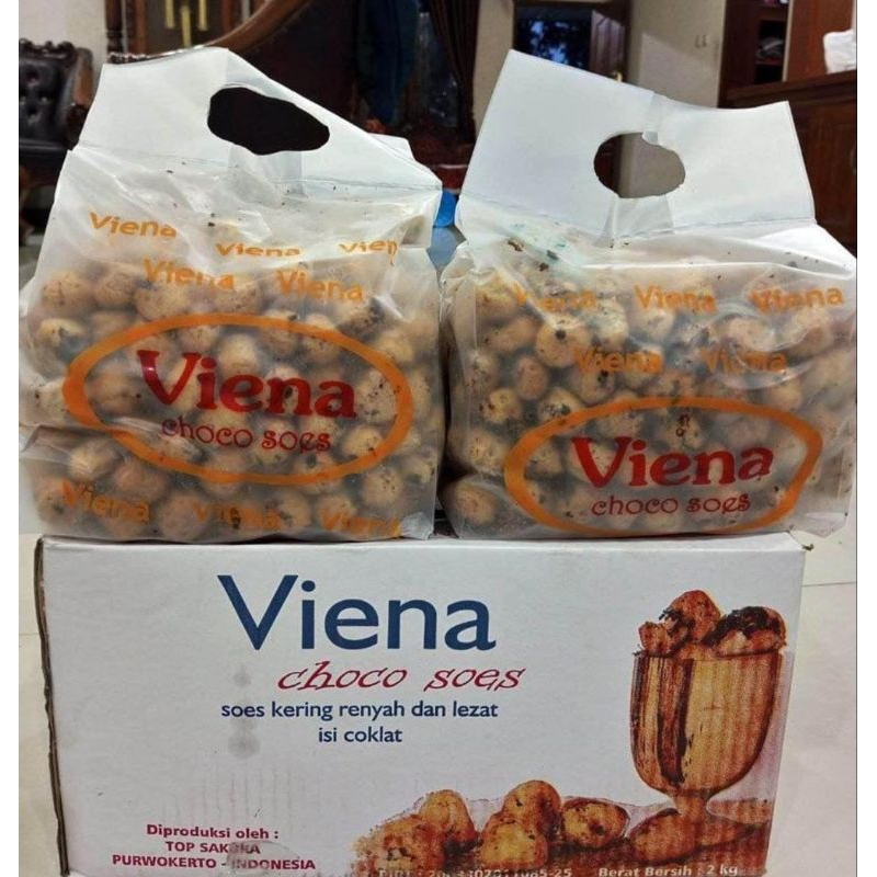 Jual soes coklat soes viena sus coklat sus viena snack kering snack isi ...