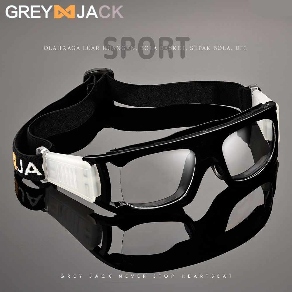 Jual Grey Jack Frame Kacamata Olahraga Sport Sepak bola/Tenis/Basket ...