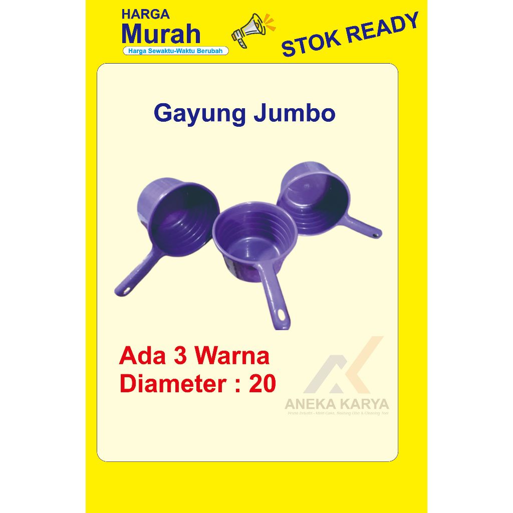 Jual Gayung mandi jumbo plastik + tebal + grosir + 20 CM | Shopee Indonesia