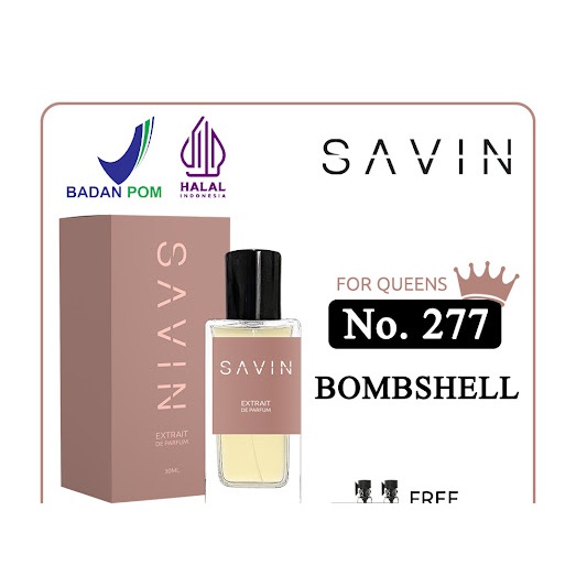 Jual SAVIN PARFUM No.277 - Bombshell 30 ML | Shopee Indonesia