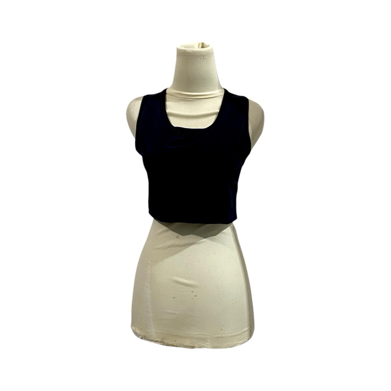 Jual Tanktop crop olahraga hitam m | Shopee Indonesia