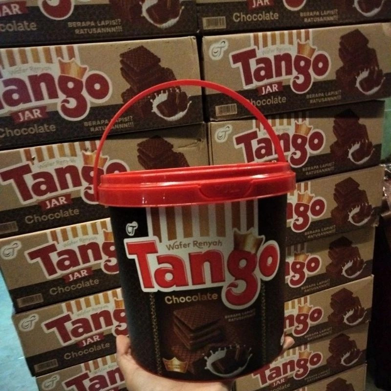 Jual Wafer Tango Jar Coklat 240gr/tango timba/tango ember/renyah ...