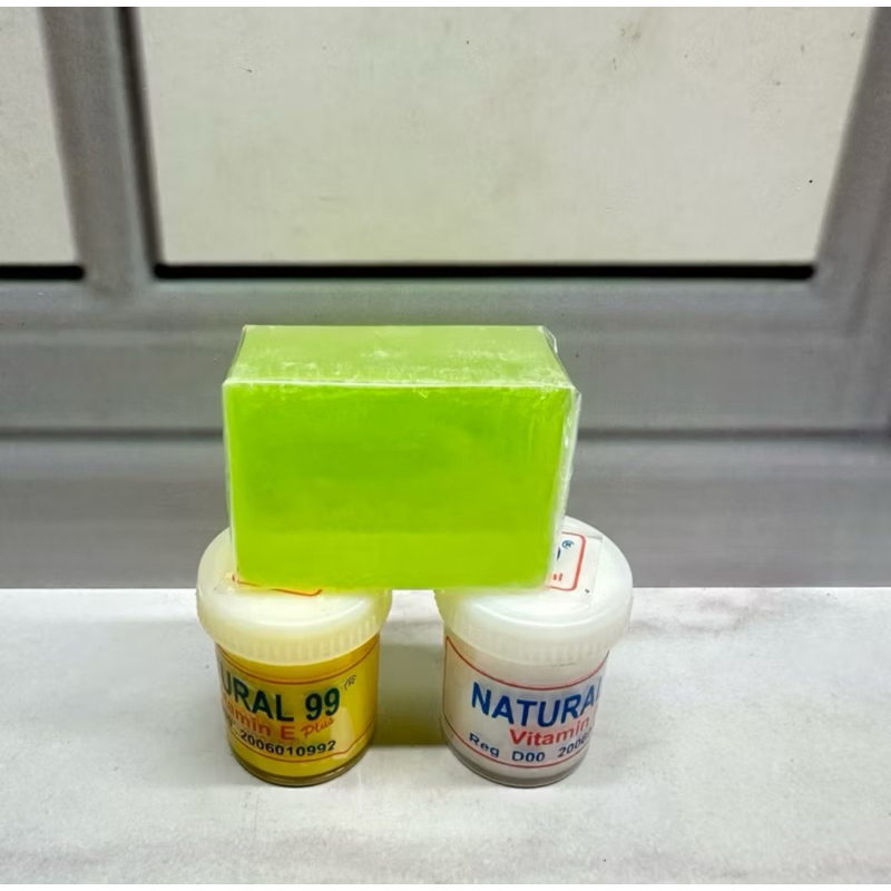 Jual paket cream wajah natural 3in1 with sabun batang | Shopee Indonesia