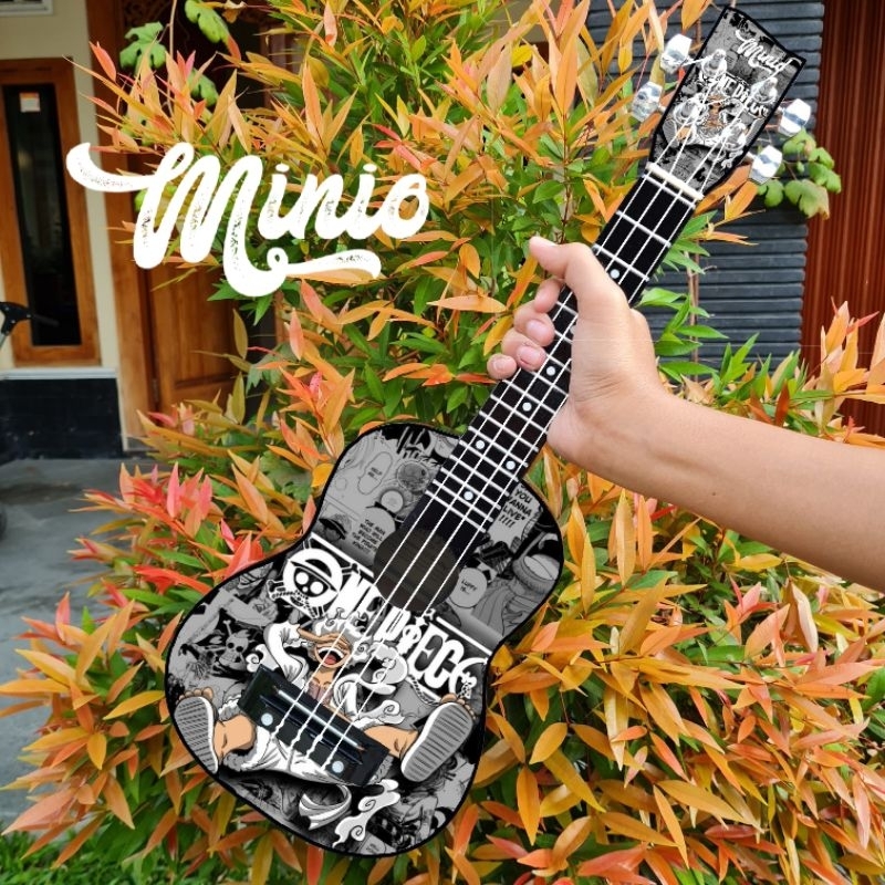 Jual Ukulele Motif Monkey D Luffy Gear 5 One Piece Senar 4 | Shopee ...