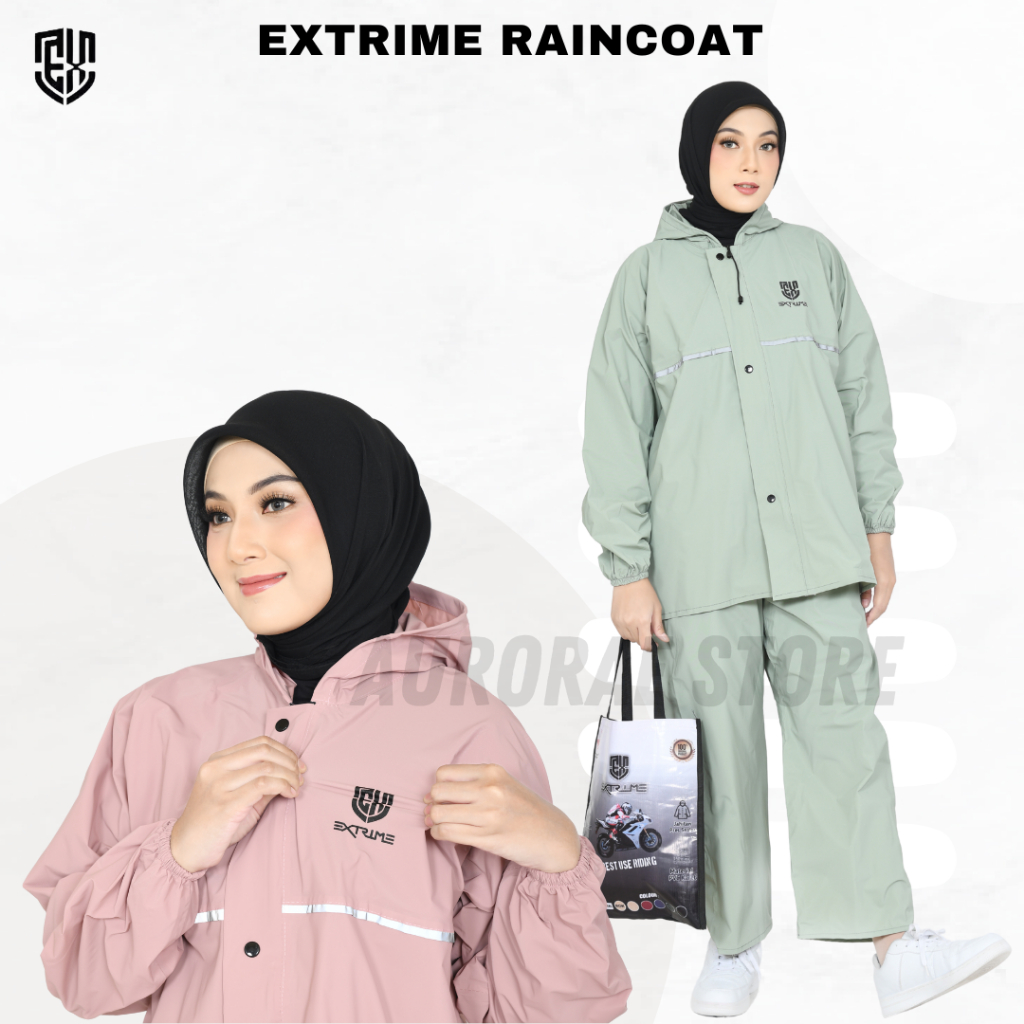 Jual Jas Hujan Extrime Pria Wanita Full Seal Press Aman Kuat Lentur Elastis | Shopee Indonesia