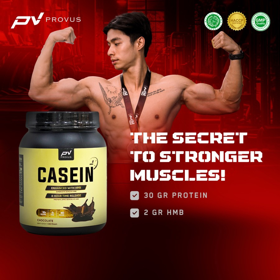 Jual Provus Casein 3Lb Dengan HMB - susu kasein suplemen pv slow ...
