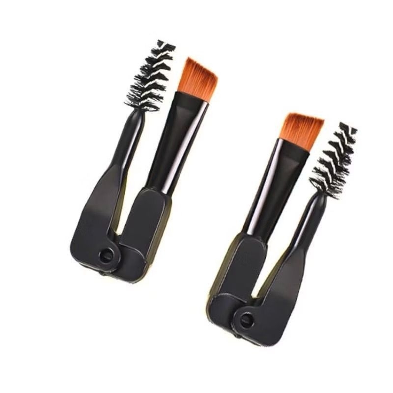 Jual Eyebrow Brush LIPAT 2 in 1 Model Lipat Kuas Alis Praktis 2in1 ...