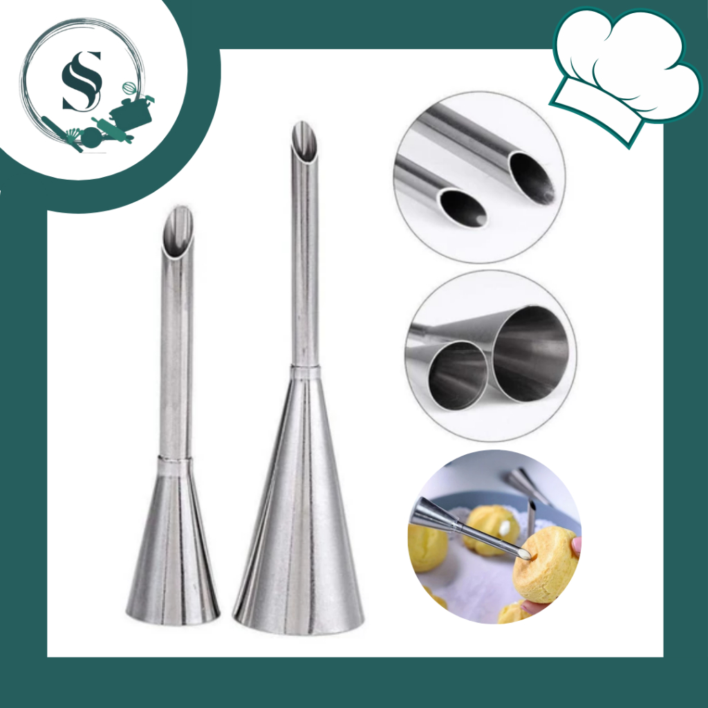 Jual (SM) PUFF NOZZLE SPUIT CREAM FILLING 2PCS | Spuit Filling Pastry ...