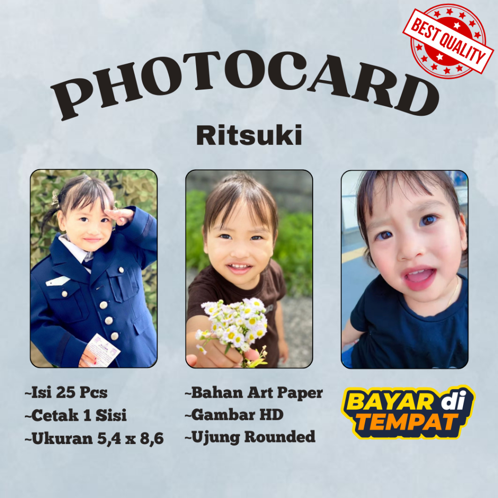 Jual Photocard Ritsuki Ueno Family,PC Ritsuki 25 pcs Lucu Gemas Murah ...