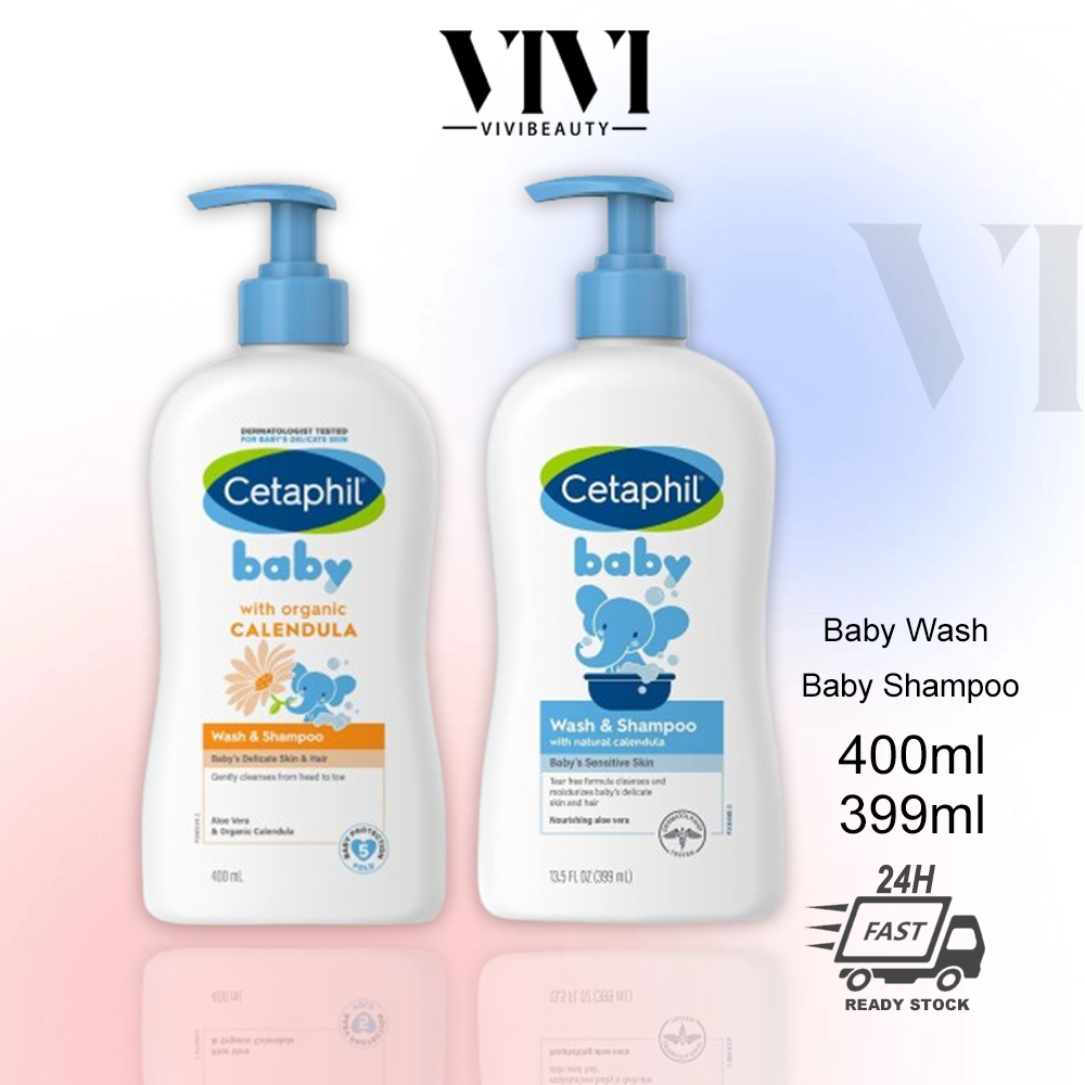 Jual Cetaphil Baby Wash & Shampoo For Hair & Body Delicate Skin With ...