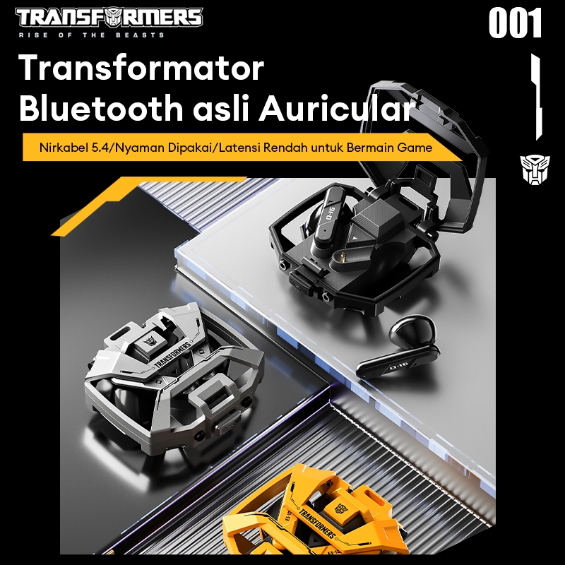 Jual Monster x Transformers TF-T32 Earphone Bluetooth 5.4 TWS Low Delay ...