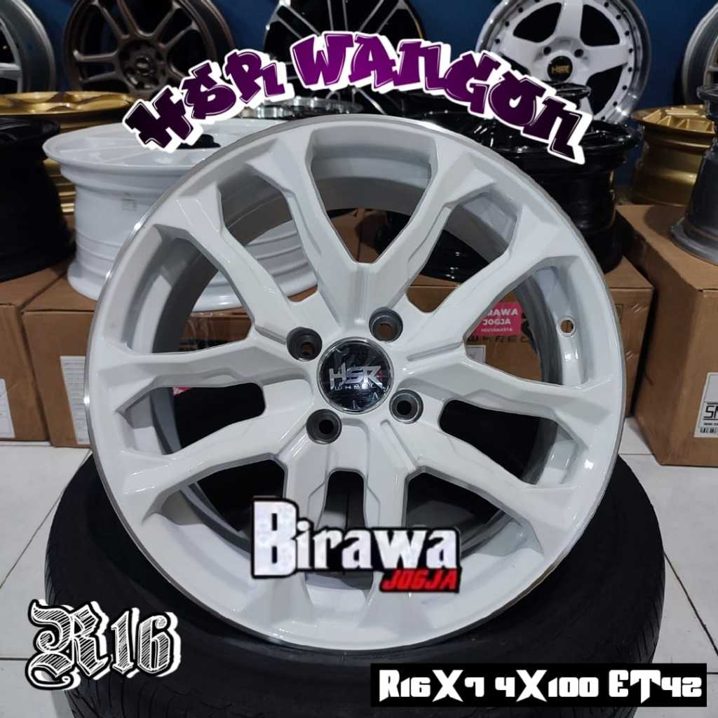 Jual Velg mobil racing bisa untuk Sirion,yaris,spark,Sigra,Brio dll HSR WANGON Ring 16 lebar 7 ...