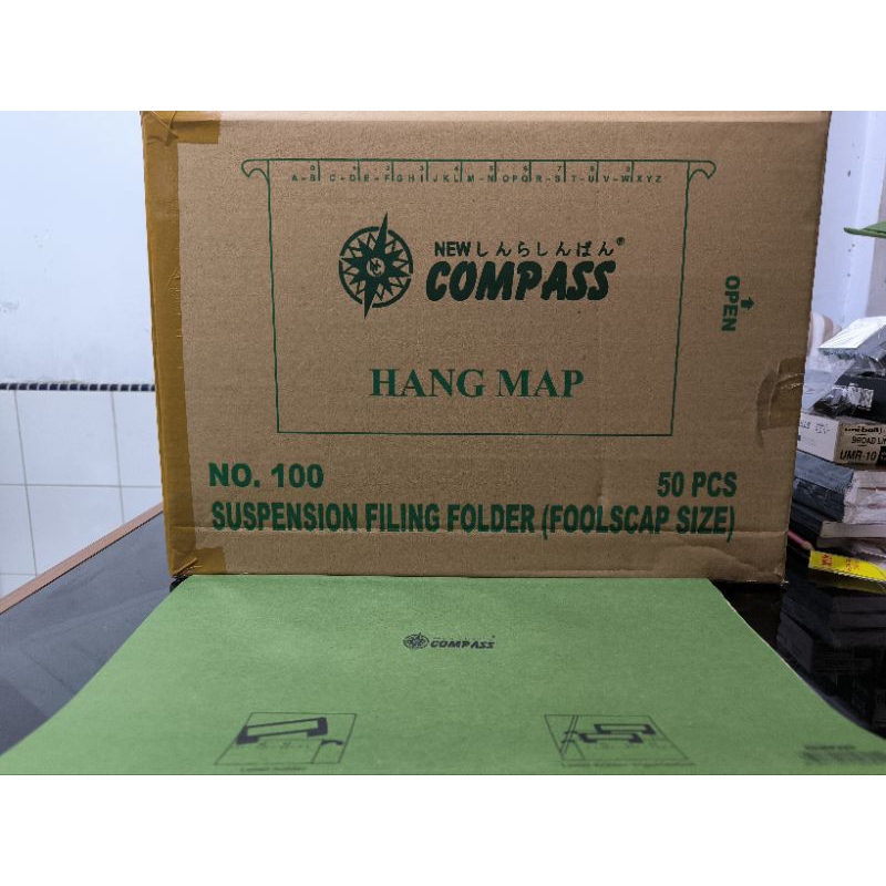 Jual Hang Map New Compas no.100/Map Gantung New Compas per kotak | Shopee Indonesia