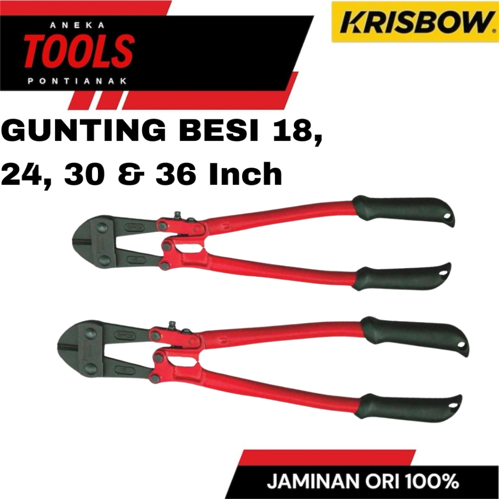 Jual Krisbow Gunting Besi 18, 24, 30 & 36 Inch Cutter Penggunting Besi ...