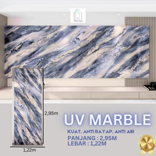 Jual Marmer Panel PVC Dekorasi Dinding Motif Marmer UV Marble Sheet 1 ...