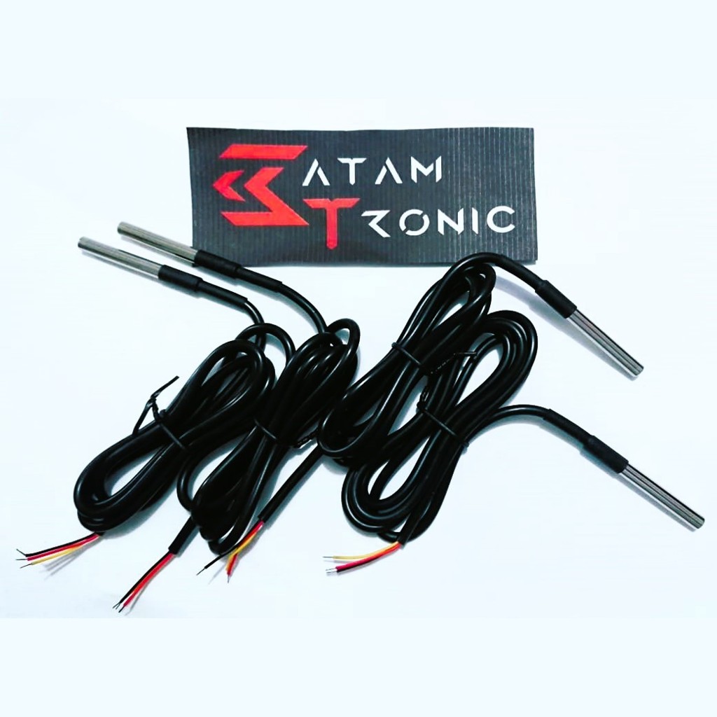 Jual DS18B20 WATERPROOF TEMPERATURE SENSOR, Compatible Arduino | Shopee ...