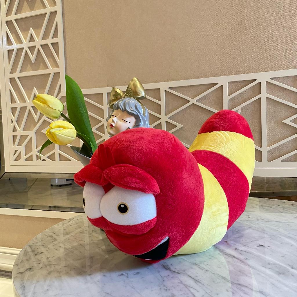 Jual Boneka Ulat Serial Kartun Lucu Larva Merah Red Size L (GRATIS ...