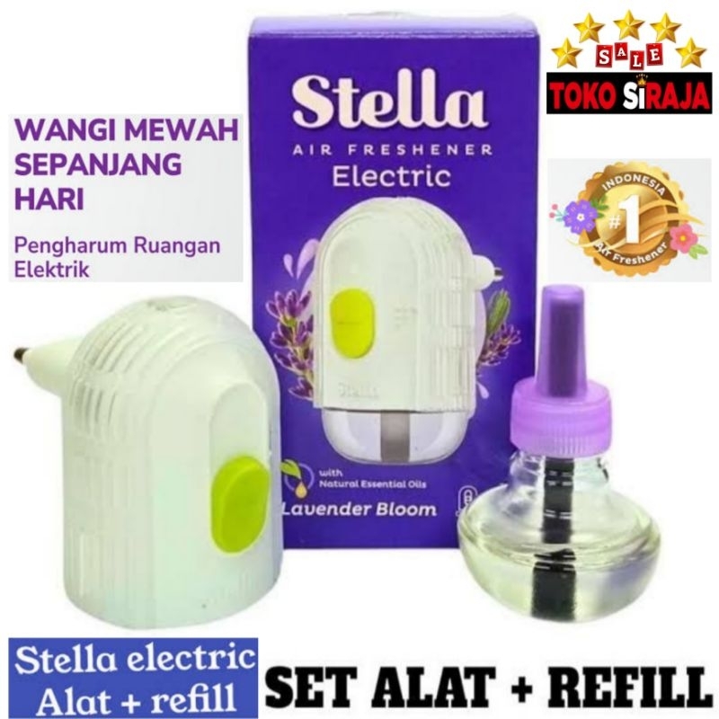 Jual STELLA ELECTRIC SET + REFILL LAVENDER BLOOM / STELLA AIR FRESHENER ...