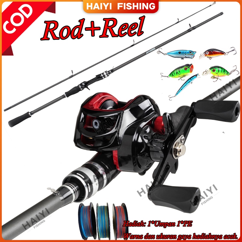 Jual HAIYI FISHING Joran Bc Casting 1 Set Murah / Kesting Ikan Gabus 1 ...