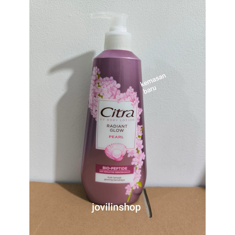 Jual Citra Hand Body Lotion Pearly Glow UV 380ml | Shopee Indonesia