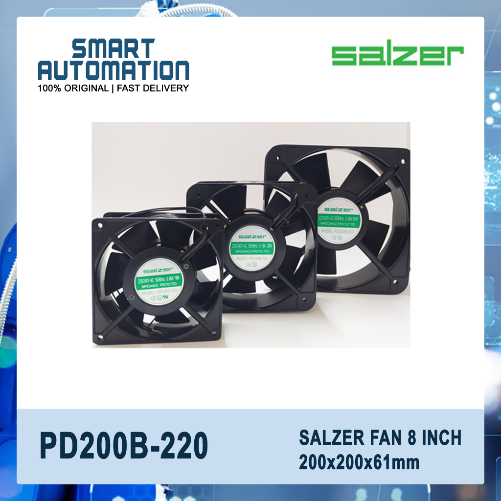 Jual Fan Salzer 8 inch PD200B-220 | Shopee Indonesia