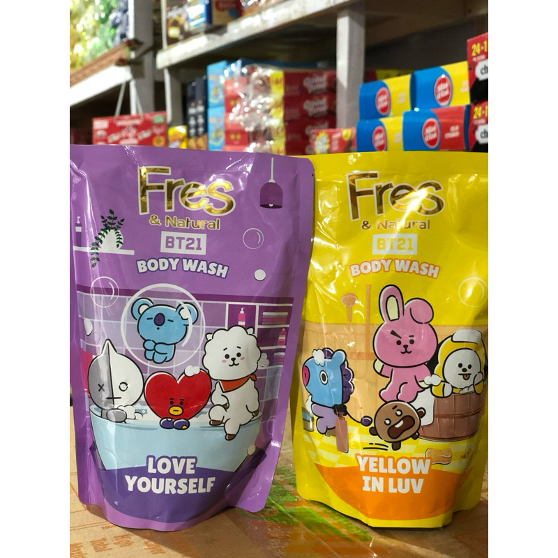 Jual Sabun Mandi Cair Fres BT21 400ml | Shopee Indonesia