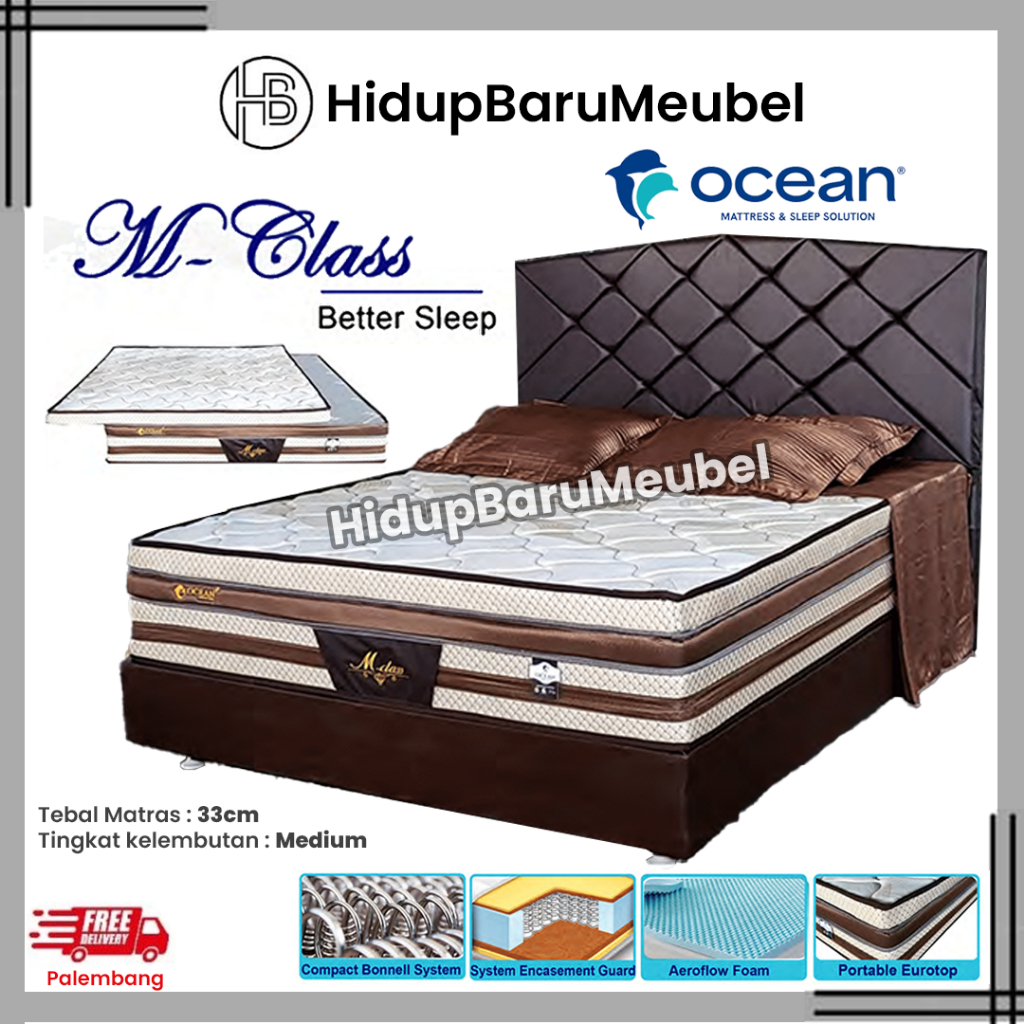 Jual Matras Springbed M CLASS OCEAN / spring bed kasur m magic class / springbed lapisan ...
