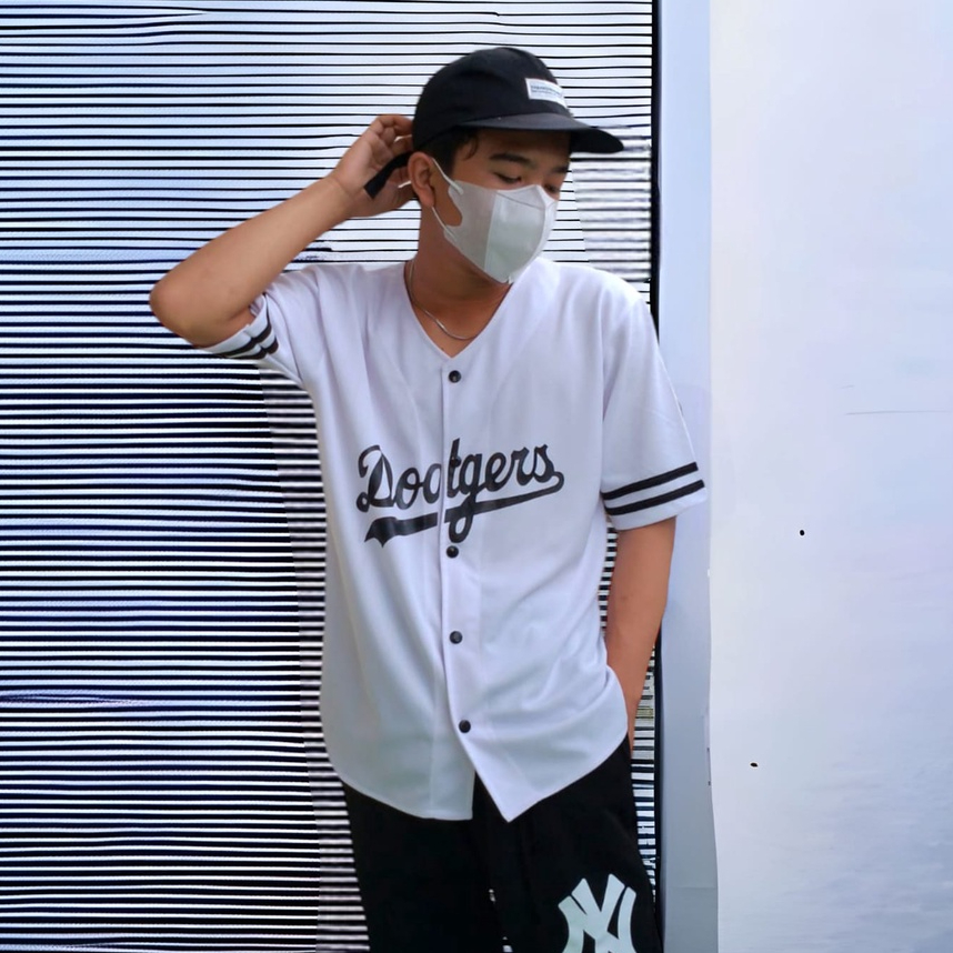 Jual JERSEY BASEBALL TERBARU 2025 NEW PRODUK DODGERS PUTIH PRIA ...