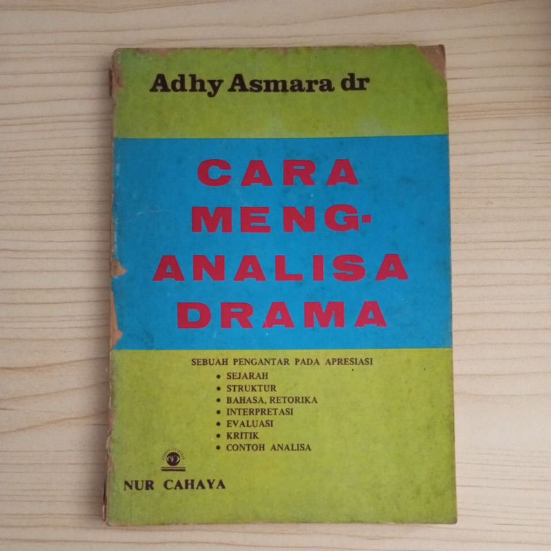 Jual BUKU CARA MENGANALISA DRAMA OLEH ADHY ASMARA DR | Shopee Indonesia