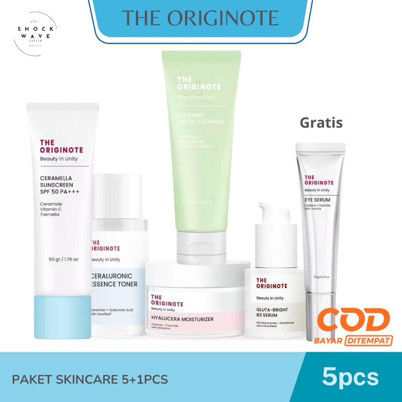 Jual The Originote Paket Basic Skincare 5pcs | Wajah Glowing | Shopee ...