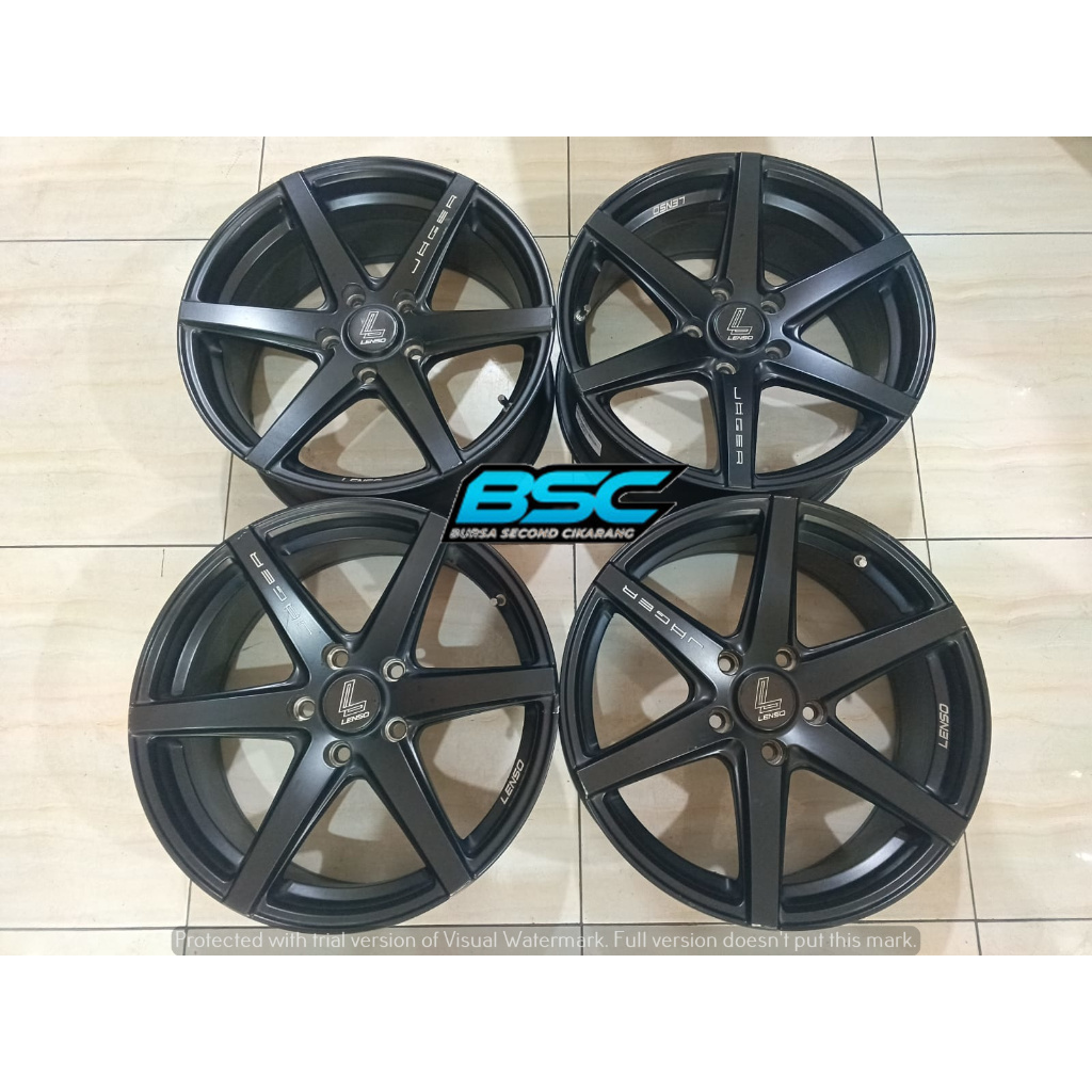 Jual Velg Racing Second R17 Ori Lenso Jager Pcd 5x114 Ring 17 Buat HRV CRV Rush Terios Innova ...