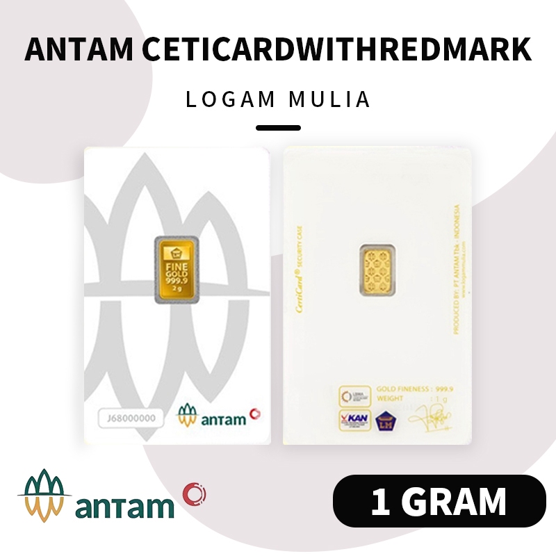 Jual Emas batangan Antam emas asli logam mulia 1 gram asli 999,9 Antam ...