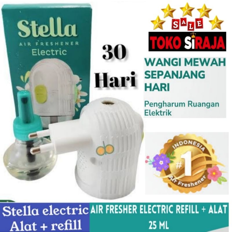 Jual STELLA ELECTRIC SET + REFILL JASMINE BREEZE / STELLA AIR FRESHENER ...