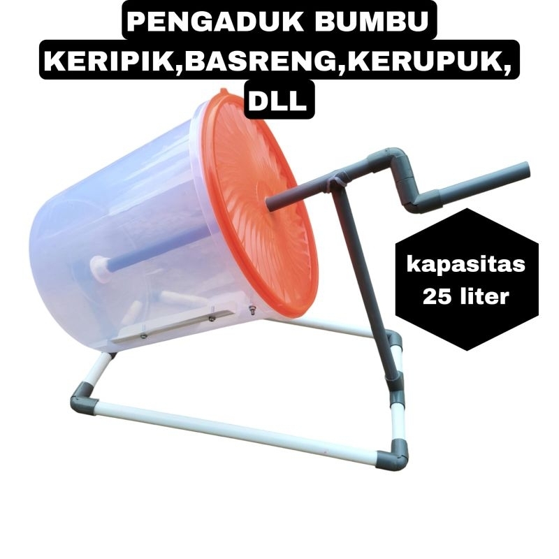 Jual KAPASITAS 25 LITER,,!!ALAT MIXER PENGADUK BUMBU/MESIN PENCAMPUR ...