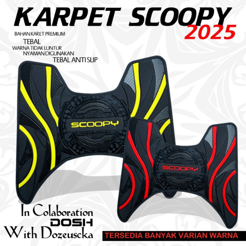Jual Karpet Motor Scopy 2025 Pijakan Kaki Bahan Karet Super Premium ...