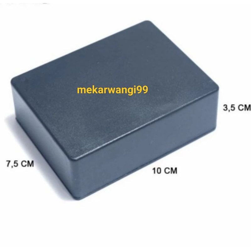 Jual Box x3 7,5cm x 10 x 3,5cm / box kotak hitam plastik x3 | Shopee ...