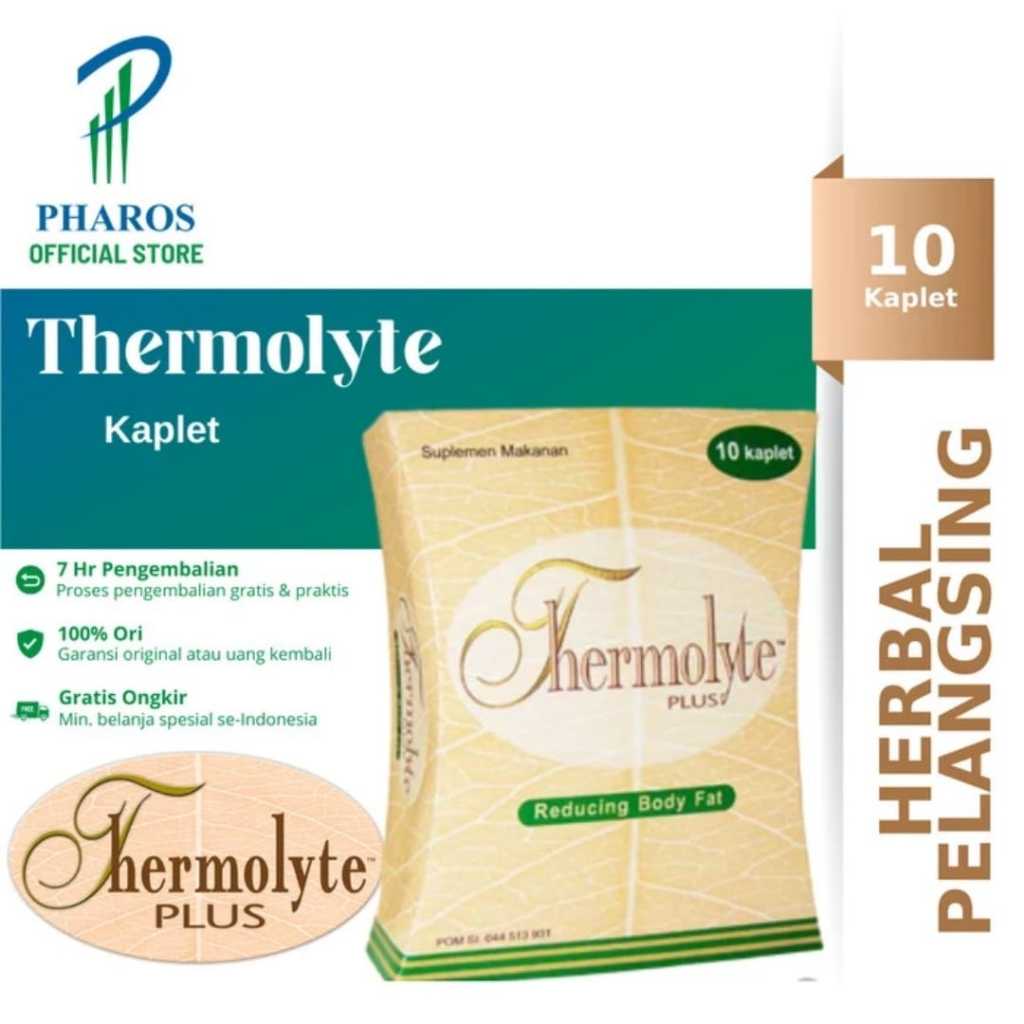 Jual Thermolyte Plus Box 10 Kaplet Reducing Body Fat | Shopee Indonesia