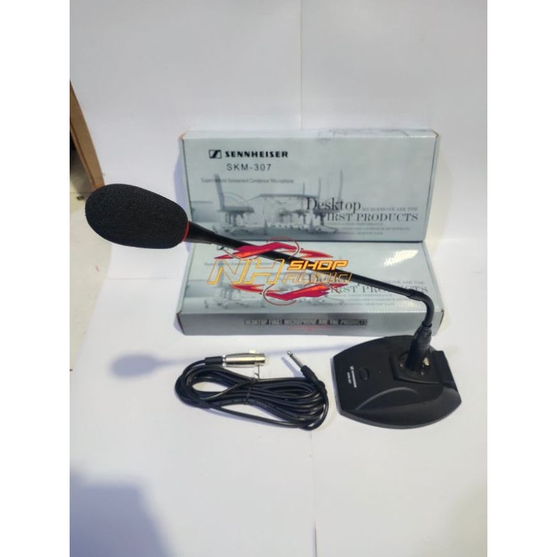 Jual Mic Podium Sennheiser SKM307 Mic Meja Kabel Rapat Sennheiser skm307 Microphone Conference ...