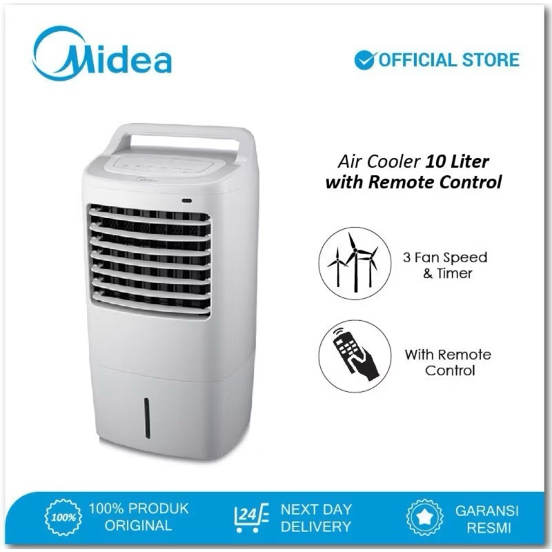 Jual Midea AC120-16F/AR Air Cooler Penyejuk Ruangan Kapasitas 10 Liter ...