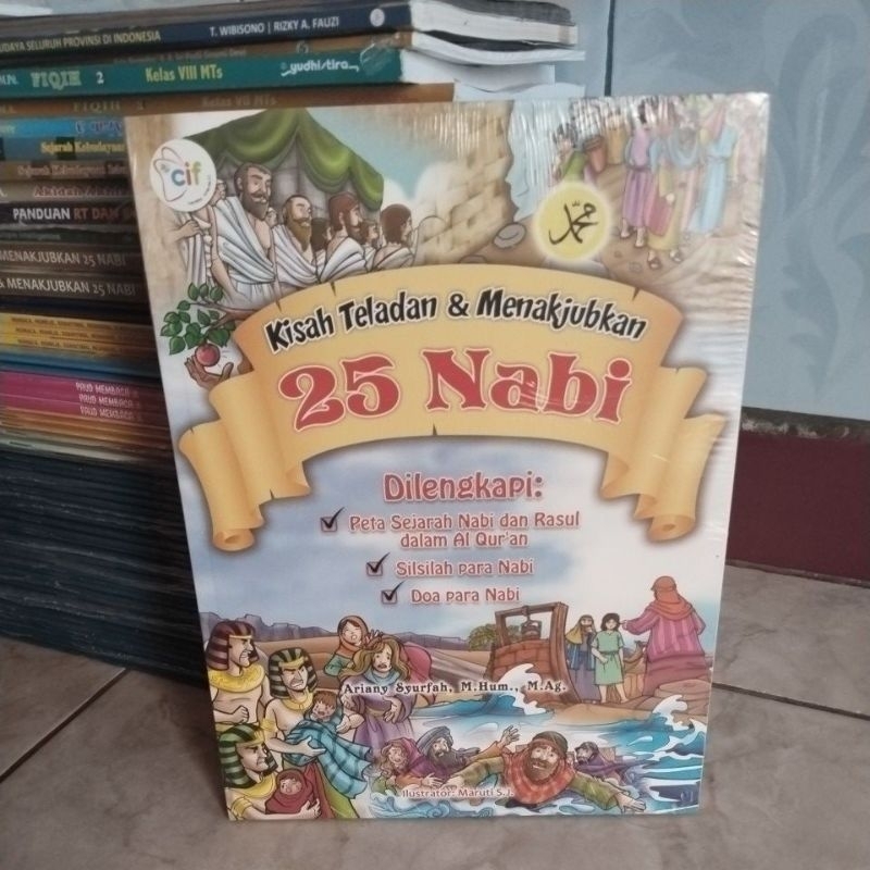 Jual BUKU 25 NABI KISAH TELADAN MENAKJUBKAN dilengkapi peta sejarah ...