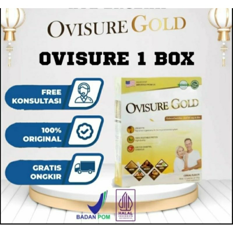 Jual OVISURE GOLD 100% ORIGINAL SUSU MULTIVITAMIN TULANG DAN SENDI ...