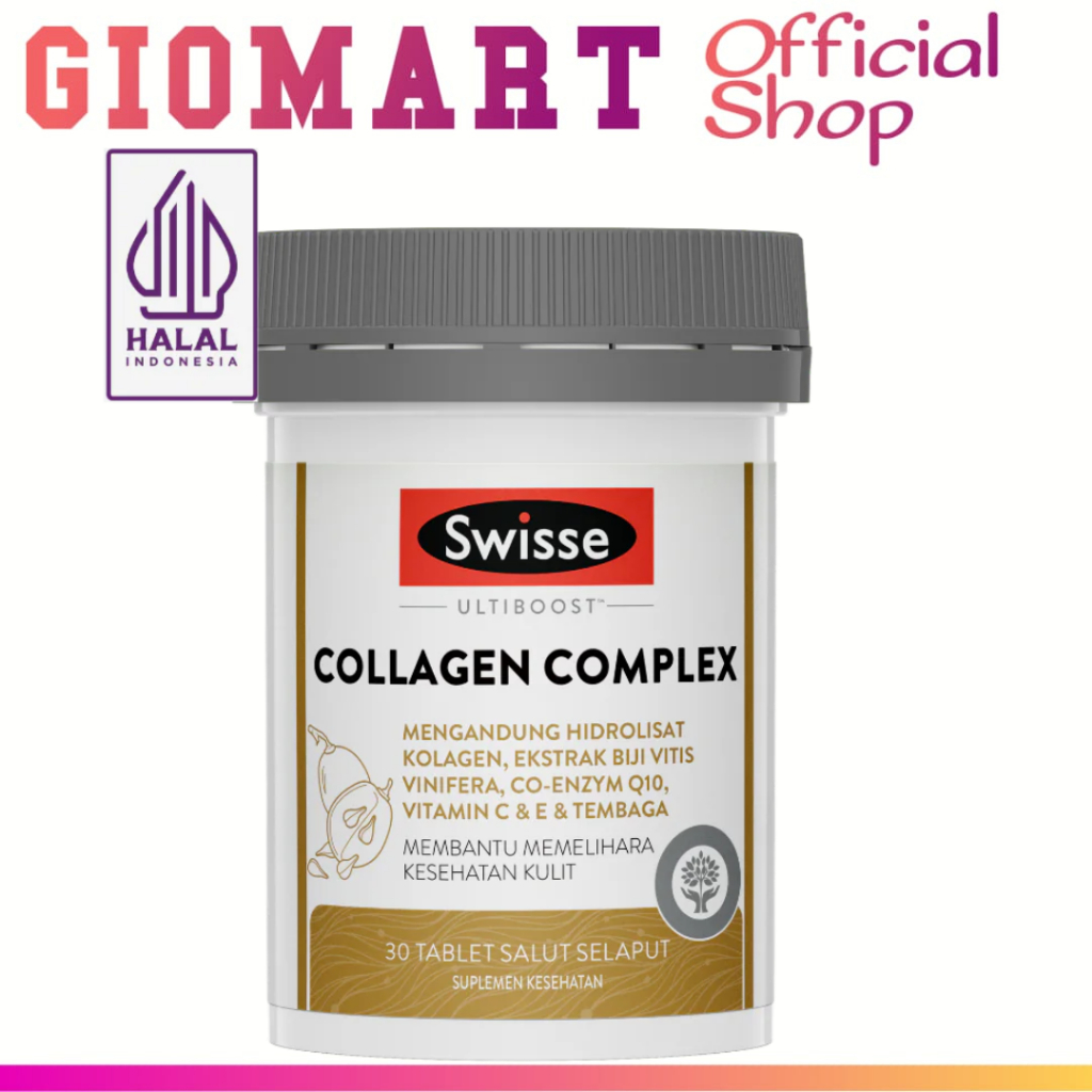 Jual Swisse Ultiboost Collagen Complex 30s- Sumplemen Kolagen Vitamin C ...