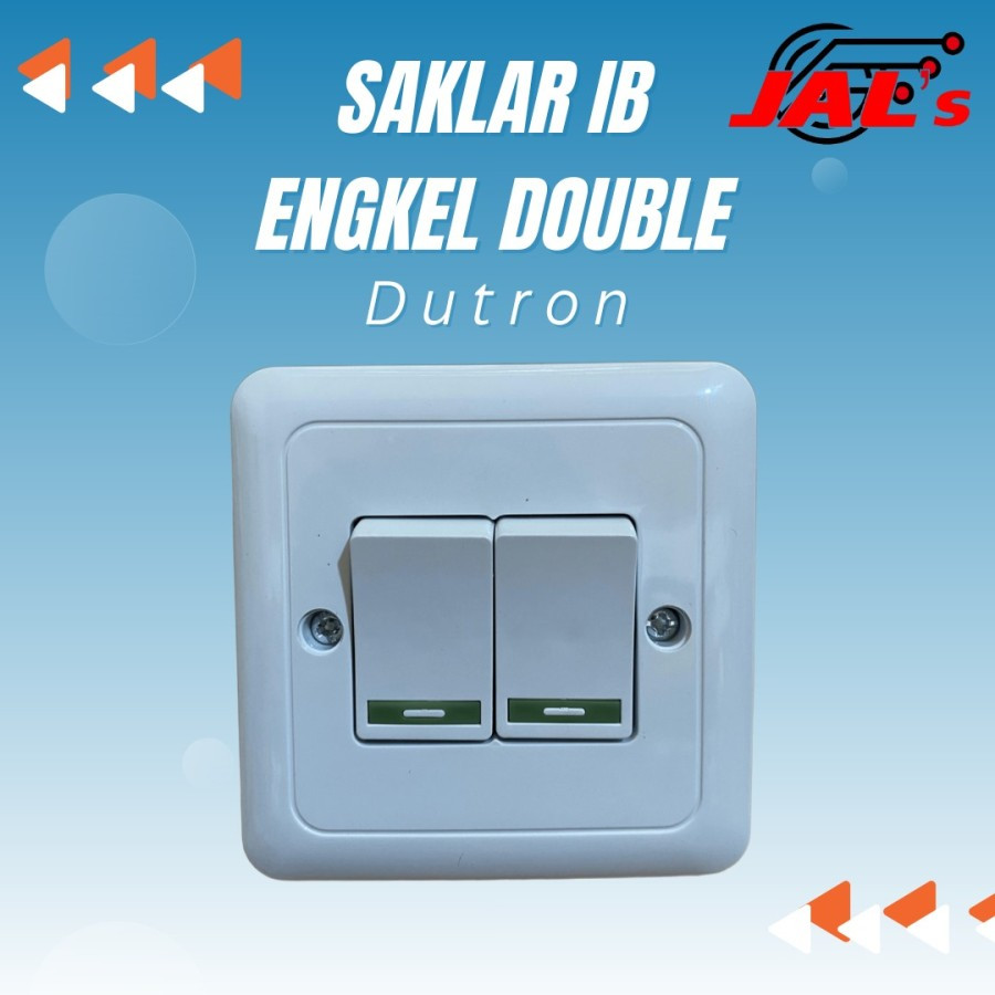 Jual Saklar Engkel Double Inbow Ib Tunggal Tanam Original Dutron ...