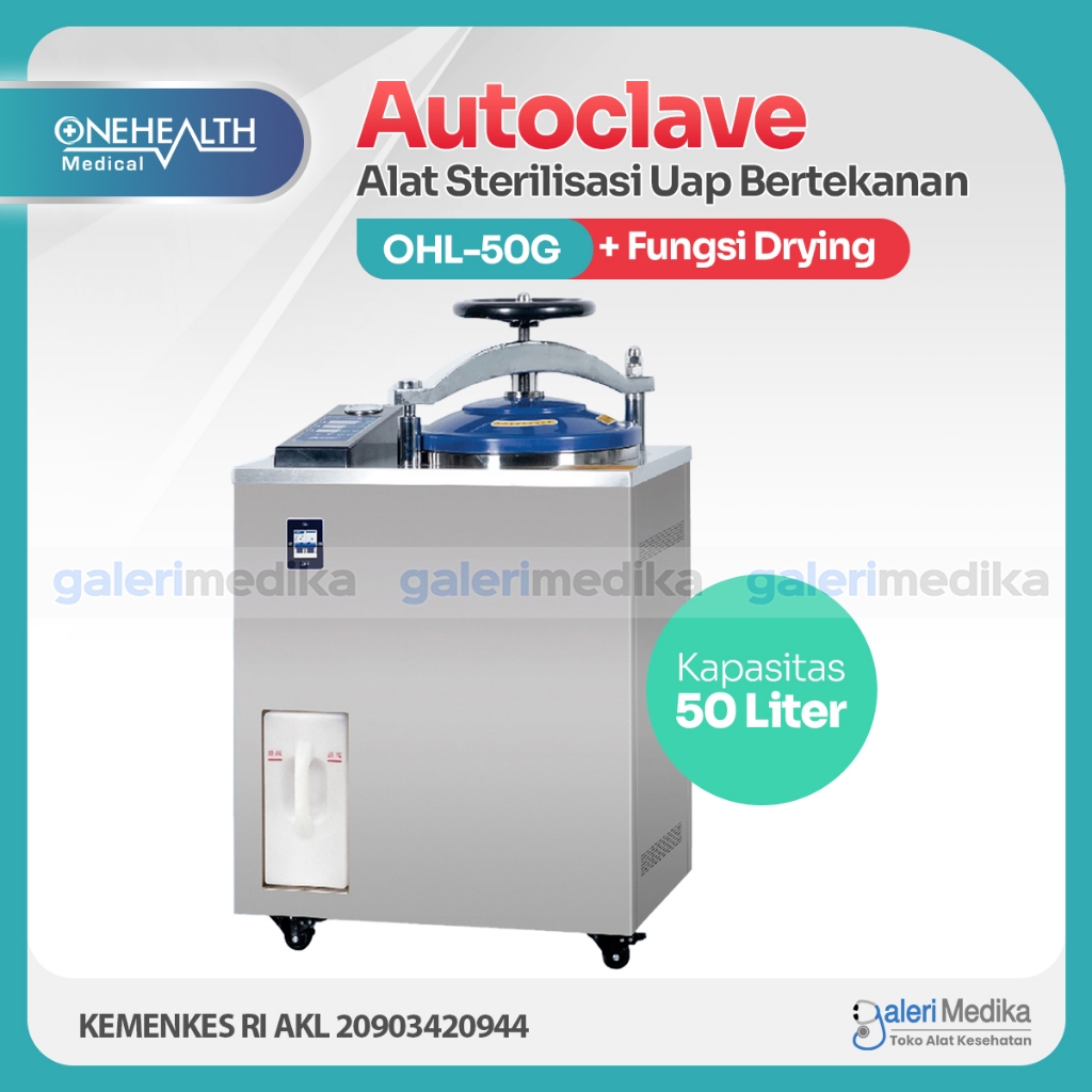 Jual Autoclave 50 Liter OneHealth OHL-50G dengan Fungsi Drying - Alat ...