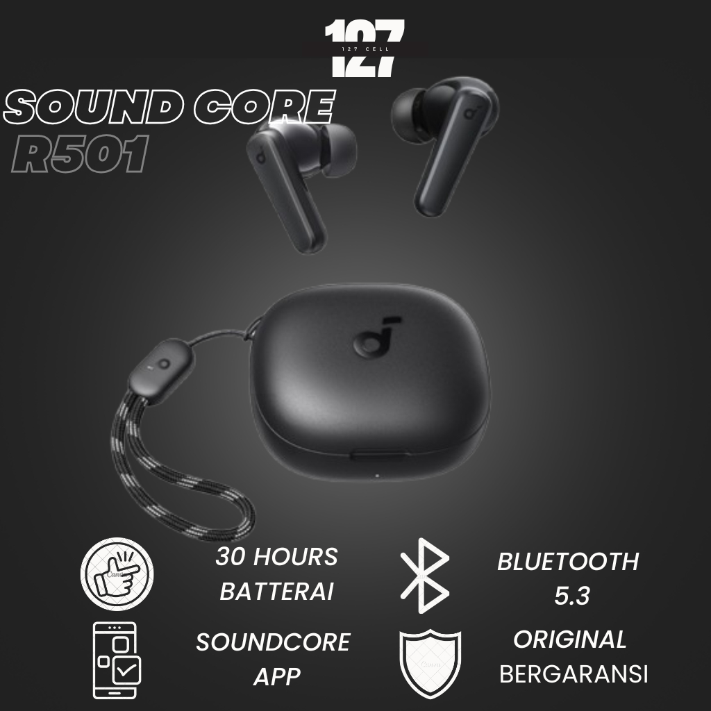 Jual TWS Earbuds Bluetooth Soundcore R50i Anker Mode Bass Boost Gaming ...