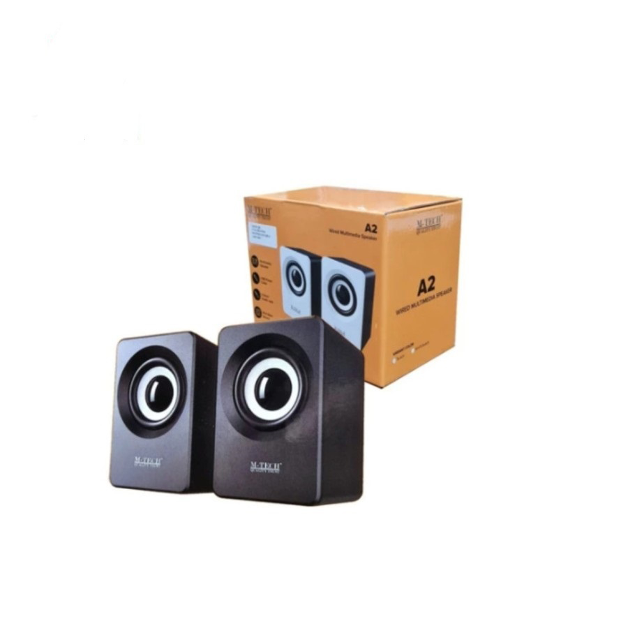 Jual Speaker M-Tech A2 Speaker Kabel Speaker USB PC | Shopee Indonesia