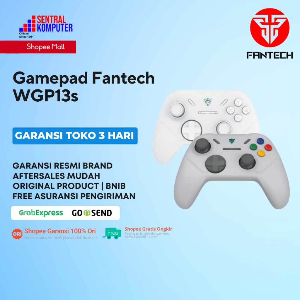 Jual Fantech WGP13S Shooter III Wireless Gamepad Gamingpad Joystick ...