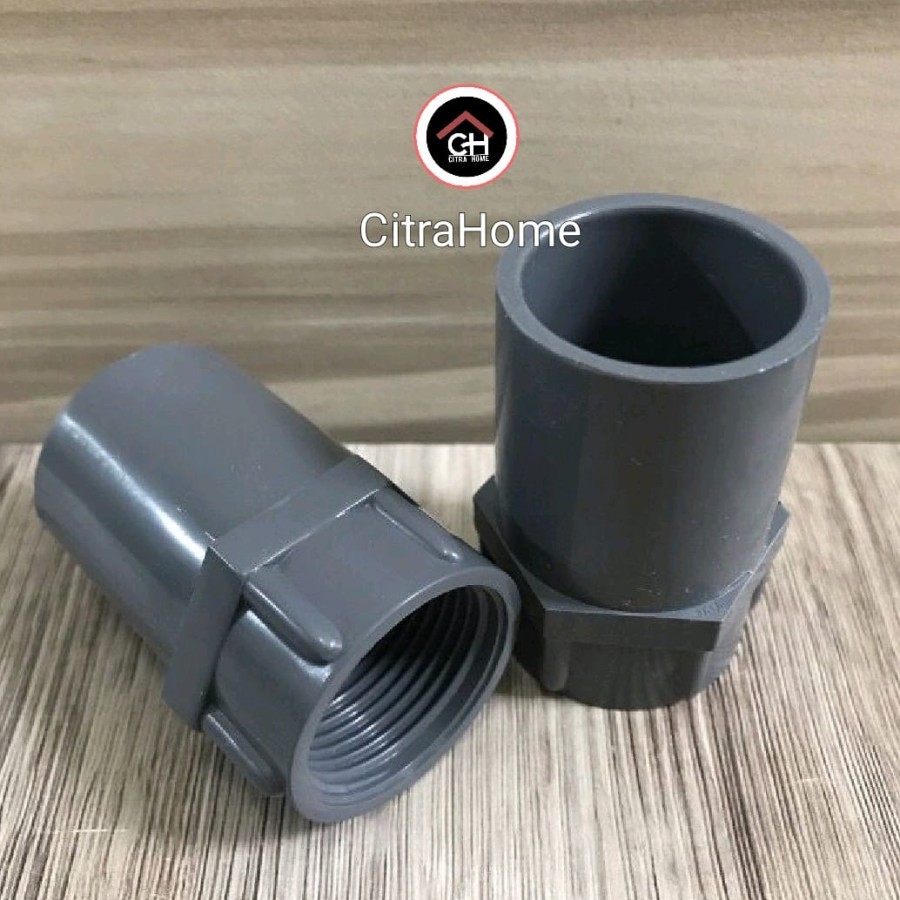 Jual Sok Drat Dalam /Faucet Socket PVC TS 1/2" Jaya | Shopee Indonesia
